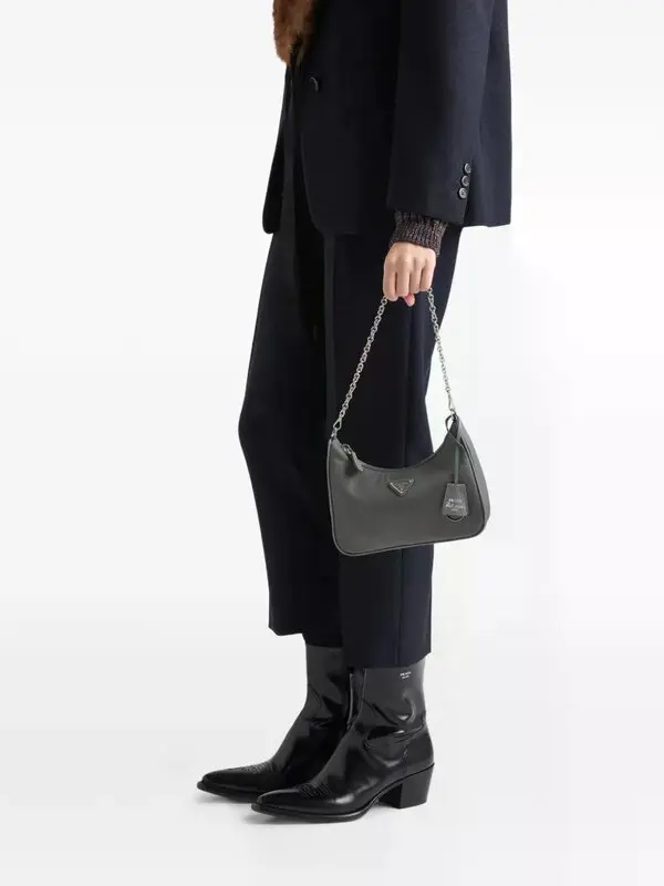 Prada Re-edition 2005 Re-nylon Shoulder Bag - Grey