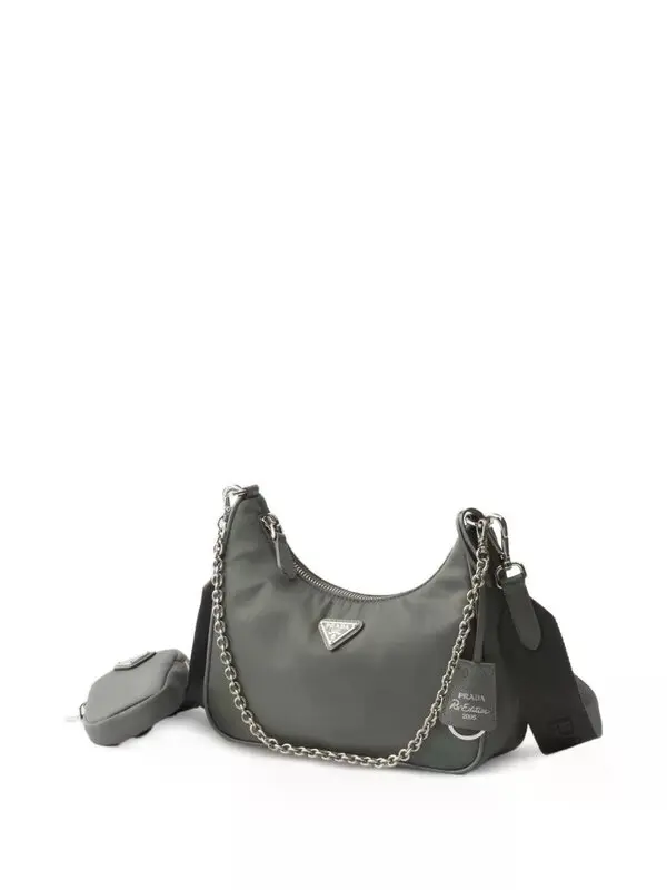 Prada Re-edition 2005 Re-nylon Shoulder Bag - Grey