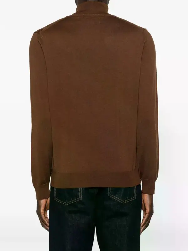 Corneliani Roll-neck Sweater - Brown