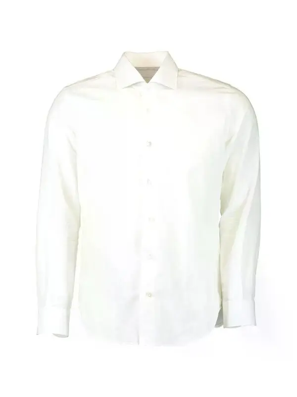 Eleventy Long-sleeve Shirt - White