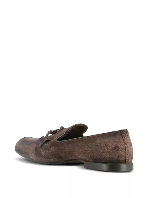 ALEXANDER HOTTO Tassel-detail Suede Loafers