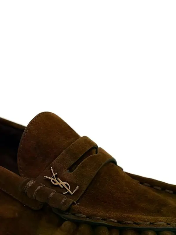 Saint Laurent Logo Loafers