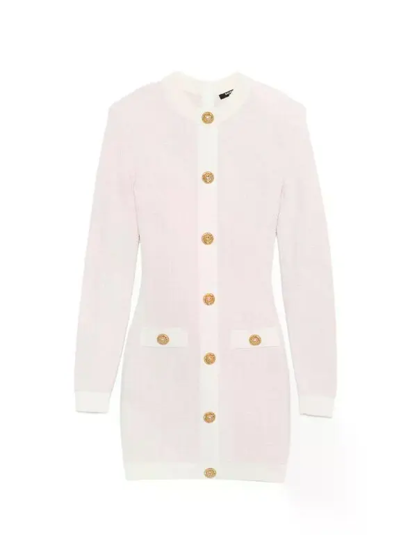 Balmain Buttoned Mini Dress