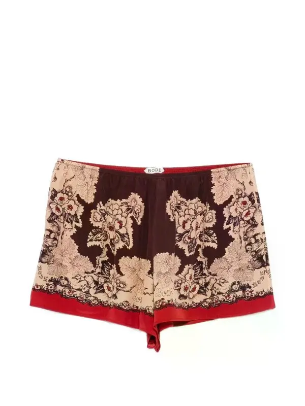BODE Floral Tap Shorts