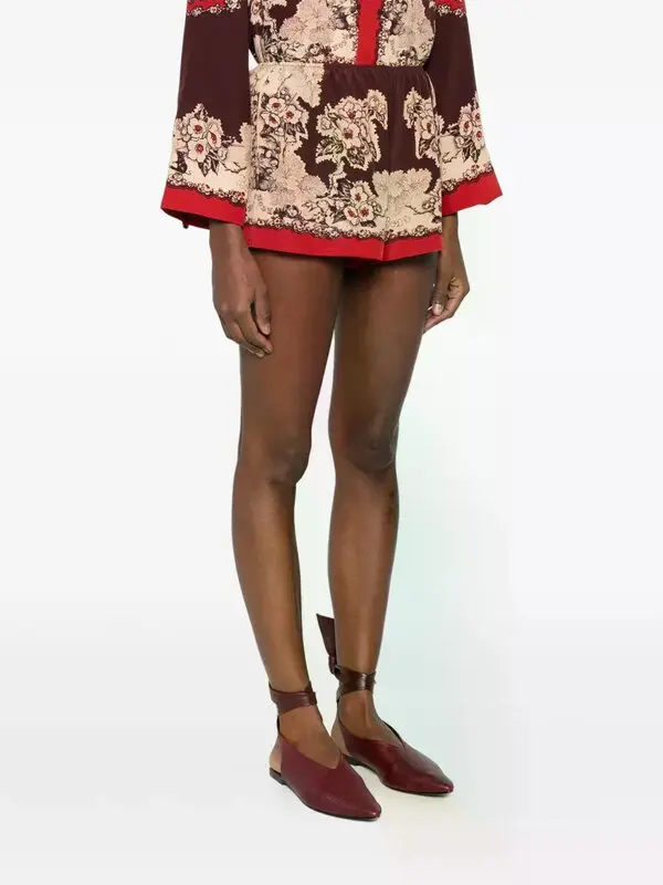 BODE Floral Tap Shorts