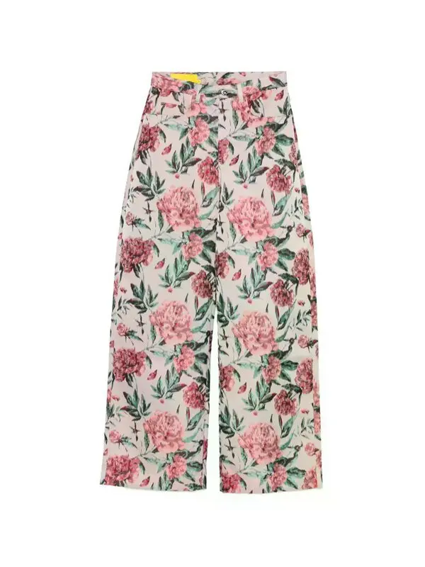 MARQUES' ALMEIDA Floral Brocade Trousers