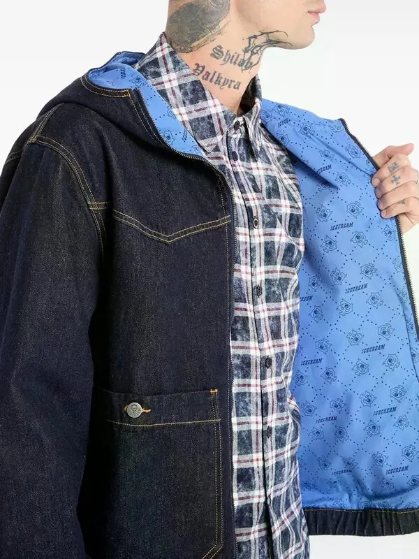 ICECREAM Western Panelled Zip Jacket
