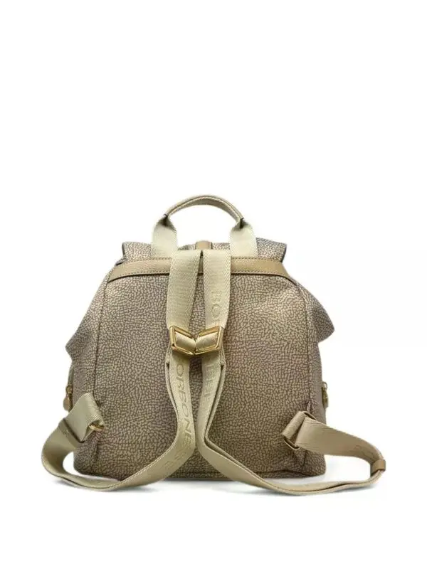 Borbonese Printed Backpack - Neutrals