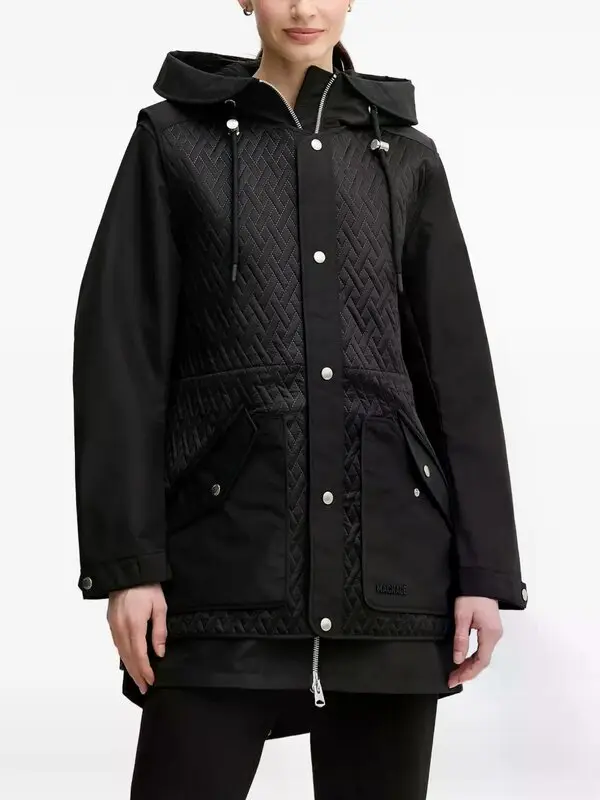 Mackage Quilted Hooded Jacket - Black