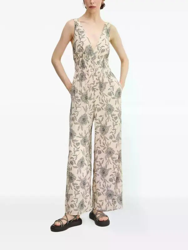Abercrombie Floral-pattern Jumpsuit
