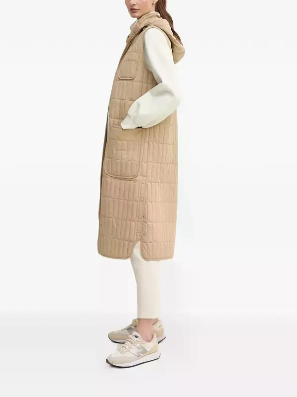 Mackage Quilted Hooded Gilet - Neutrals