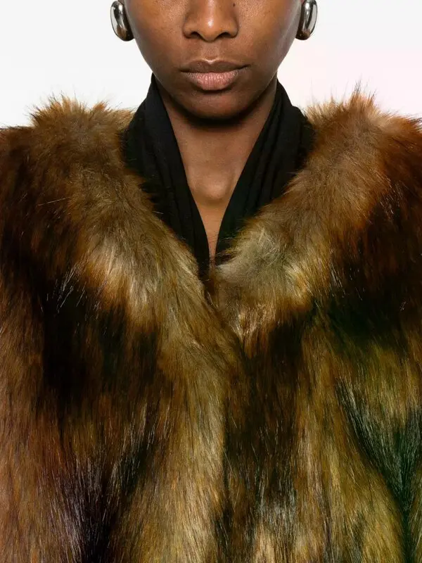 Alexander Wang Cropped Faux-fur Jacket