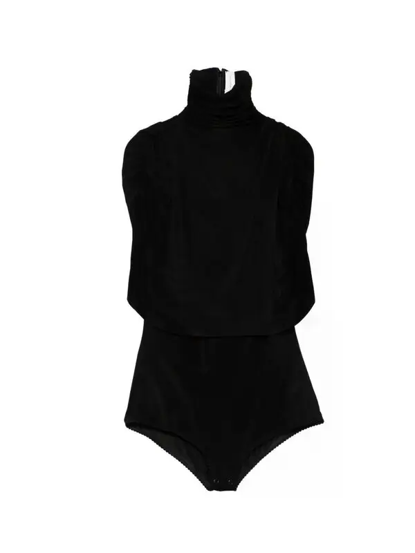 Magda Butrym Draped High-neck Bodysuit