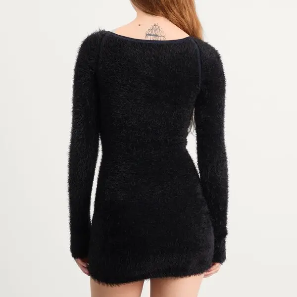 PEACHY DEN The Chloe Knit Mini Dress