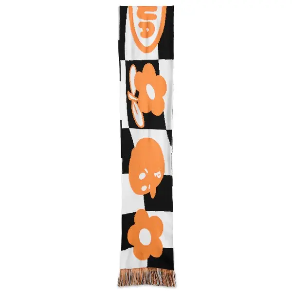 PAWA SPEED SPORTS Sports Racing Scarf - Black/white