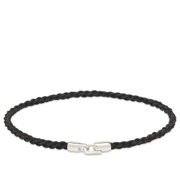 Miansai Cruz Rope Bracelet - Black/silver