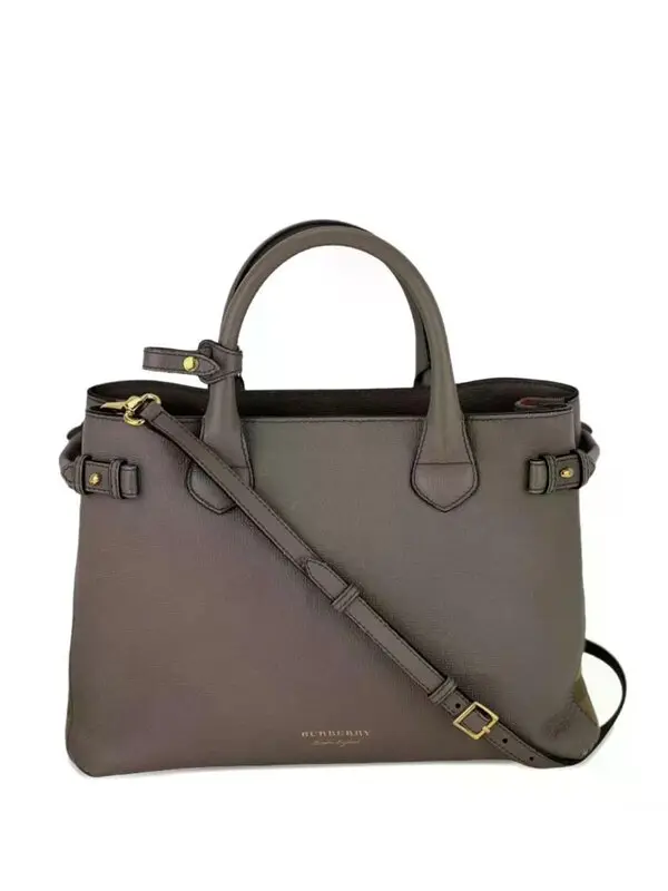 Burberry Banner House Handbag - Grey