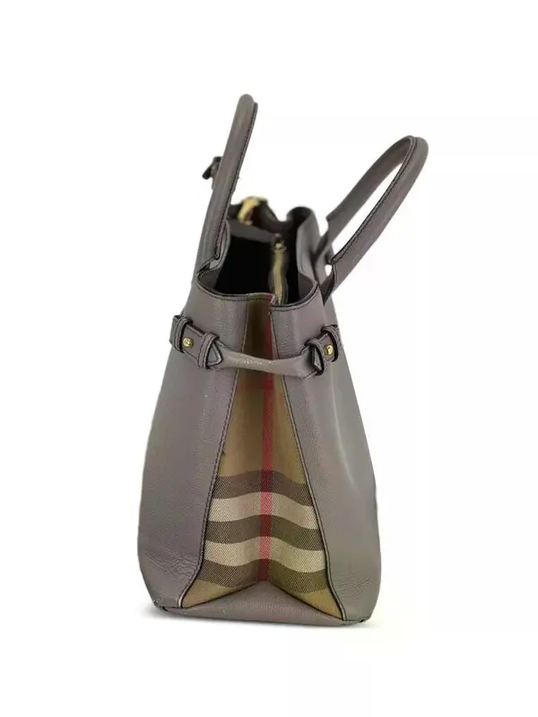 Burberry Banner House Handbag - Grey