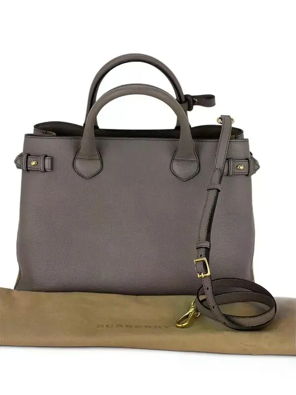 Burberry Banner House Handbag - Grey