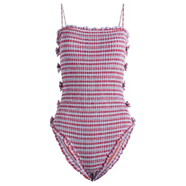 DAMSON MADDER Betty Swimsuit - Blue/red