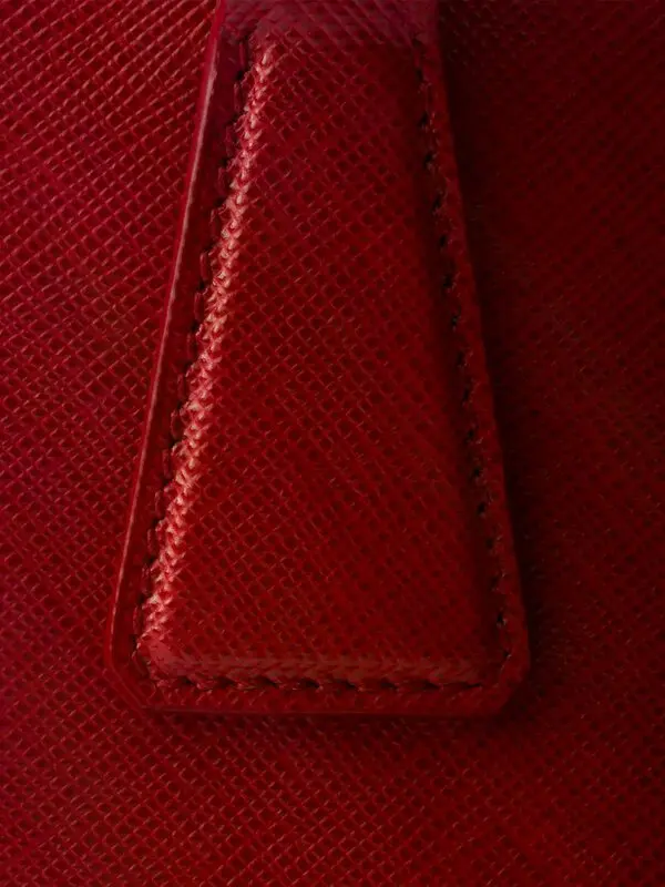 Prada Galleria Leather Tote Bag - Red