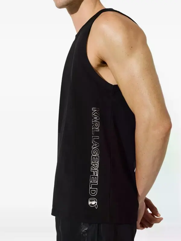 Karl Lagerfeld Logo-print Tank Top