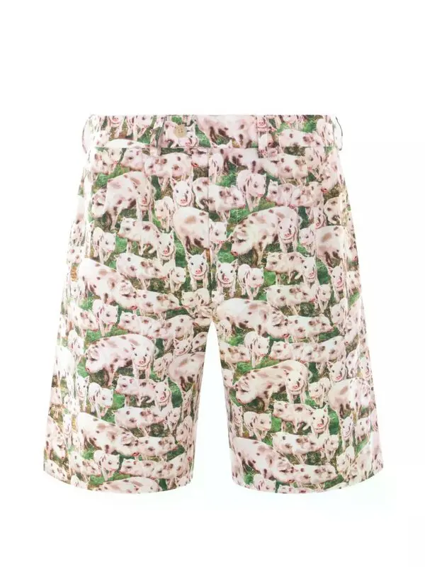 BLESS Printed Pleated Shorts