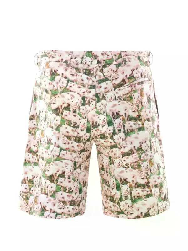 BLESS Printed Pleated Shorts