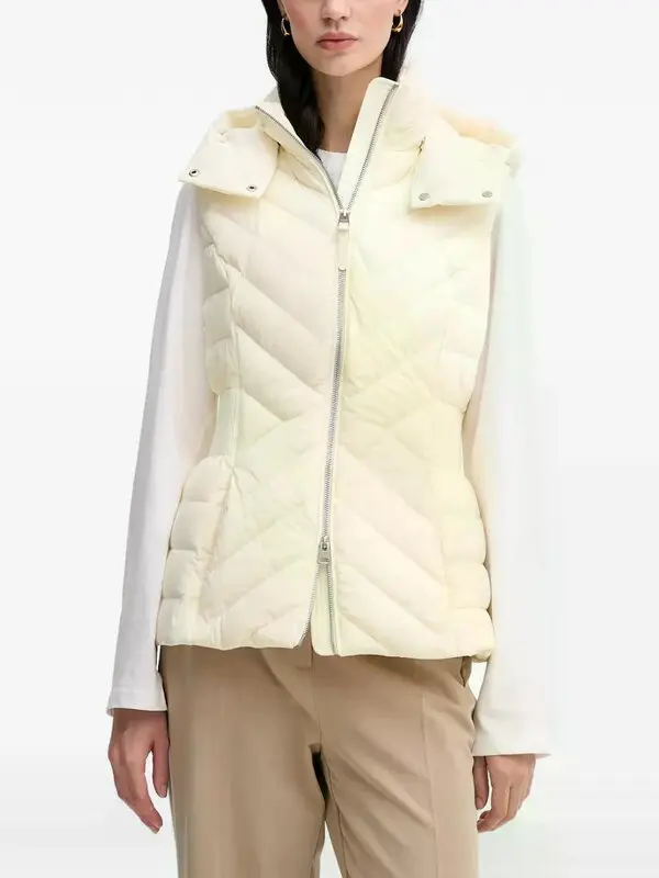 Mackage Quilted Hooded Gilet - Neutrals