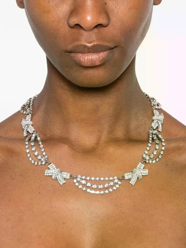 Alessandra Rich Bow-embellished Necklace