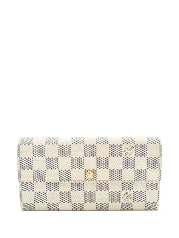 LOUIS VUITTON Damier Azur Sarah Wallet
