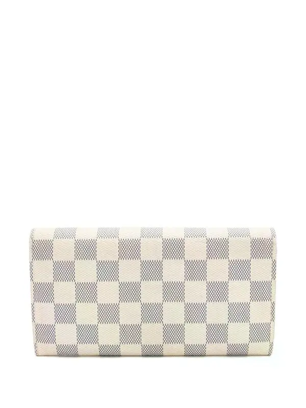 LOUIS VUITTON Damier Azur Sarah Wallet
