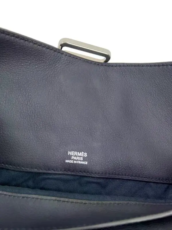Hermès Cityslide Flap Leather Clutch