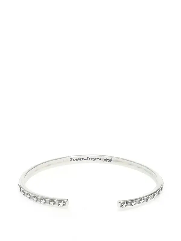 TWOJEYS Star Studded Bangle - Silver
