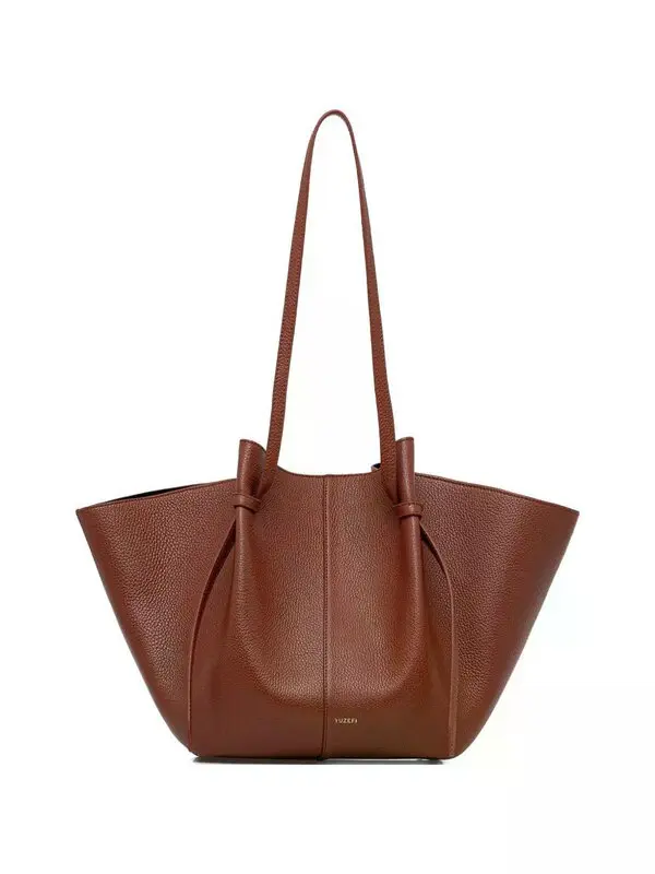 Yuzefi Mochi Knotted Shoulder Bag - Brown
