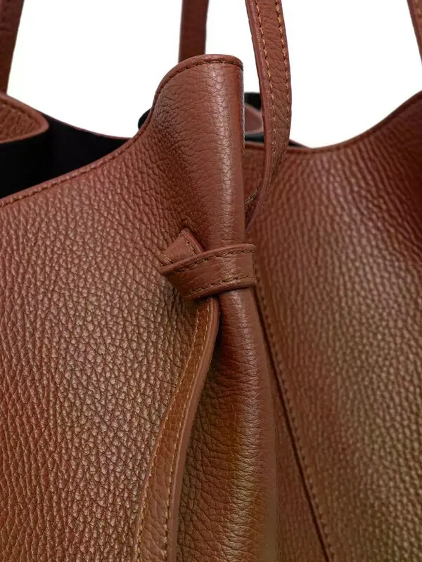 Yuzefi Mochi Knotted Shoulder Bag - Brown