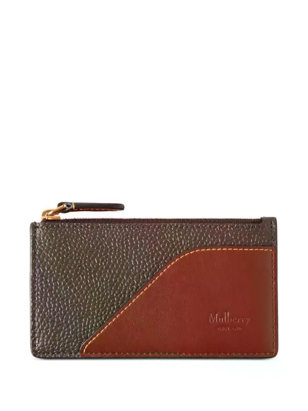 Mulberry Heritage Zip-pocket Card Holder - Brown