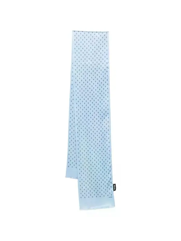 TOM FORD Polka-dot Scarf - Blue