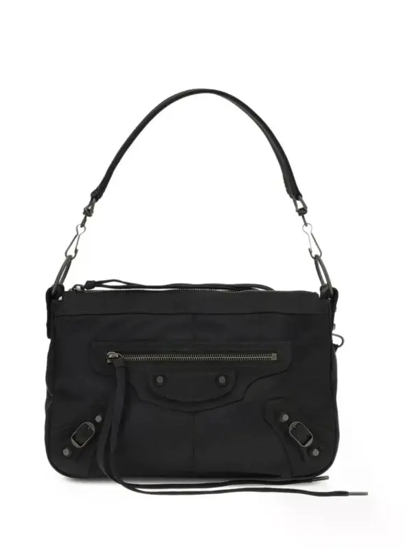 Balenciaga Le City Moto Shoulder Bag - Black