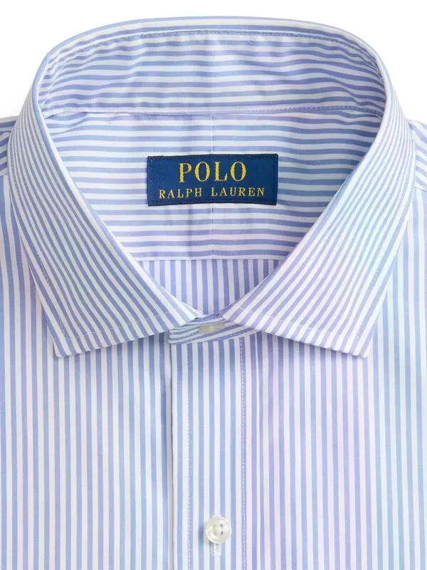 Polo Ralph Lauren Striped Custom Fit Shirt - Blue