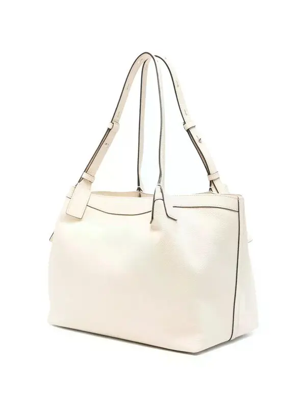 SERAPIAN Small Mosaico Secret Leather Tote Bag