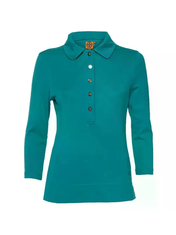 Tory Burch Buttoned Polo Shirt