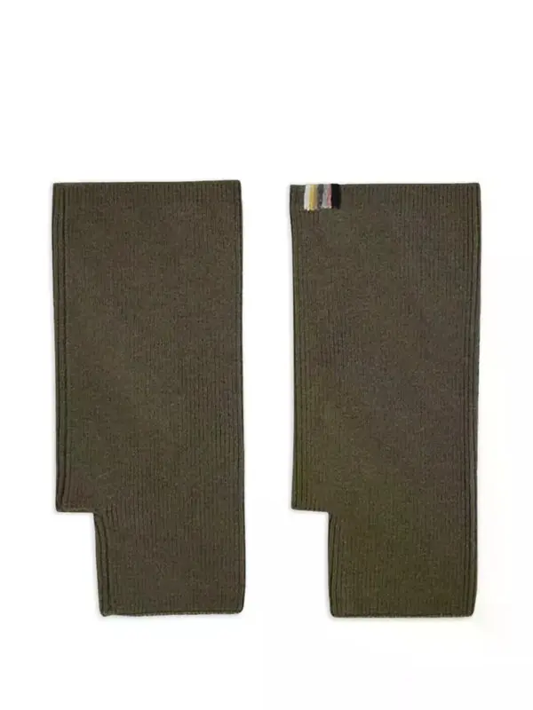 EXTREME CASHMERE X N°391 Moufle Ribbed Gloves - Green