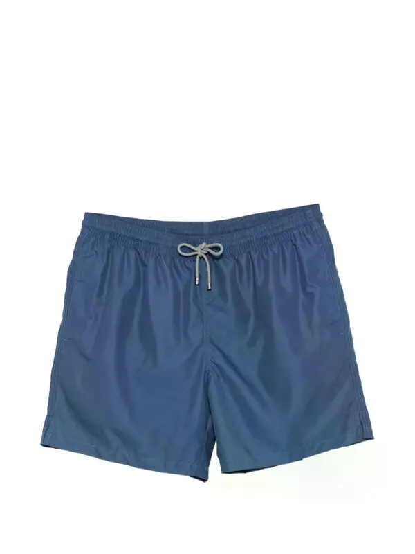 Corneliani Drawstring Swim Shorts - Blue