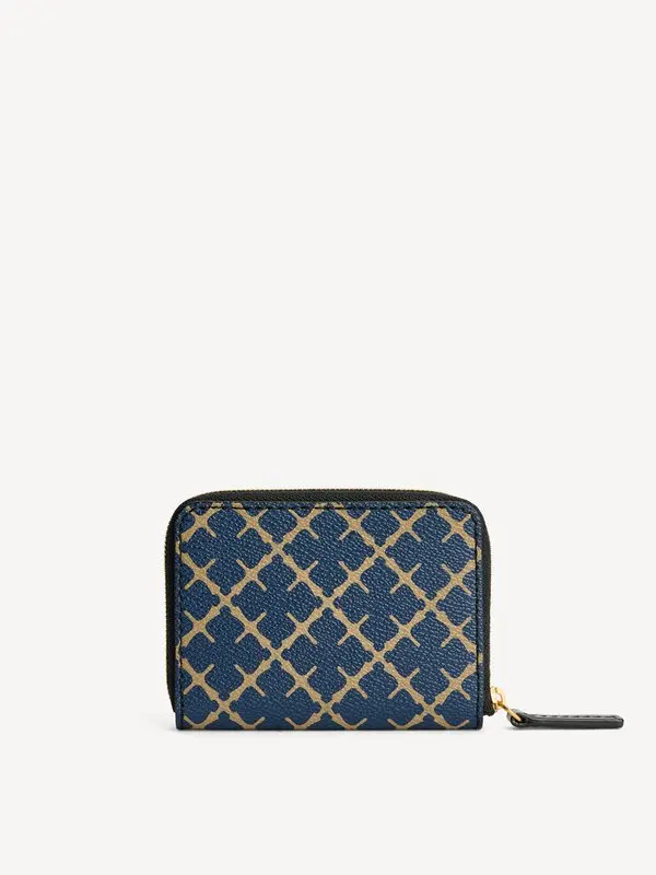 BY MALENE BIRGER Elia Printed Coin Purse - Navy Blazer