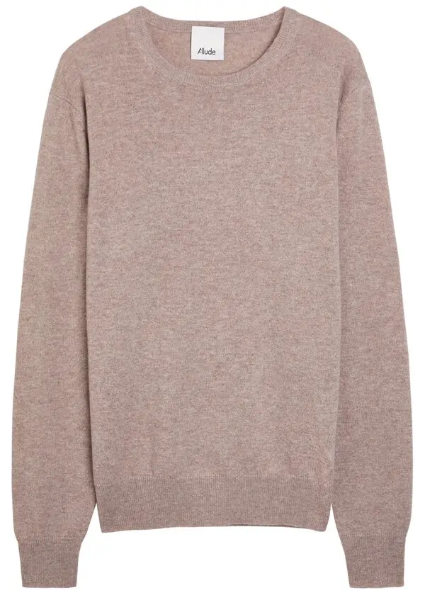 ALLUDE Cashmere Jumper - Taupe