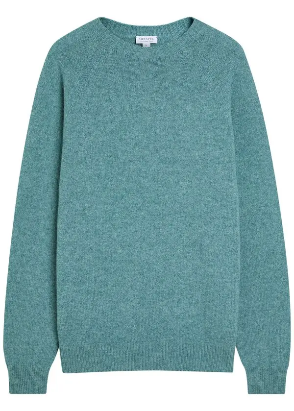 Sunspel Melangé Wool Jumper