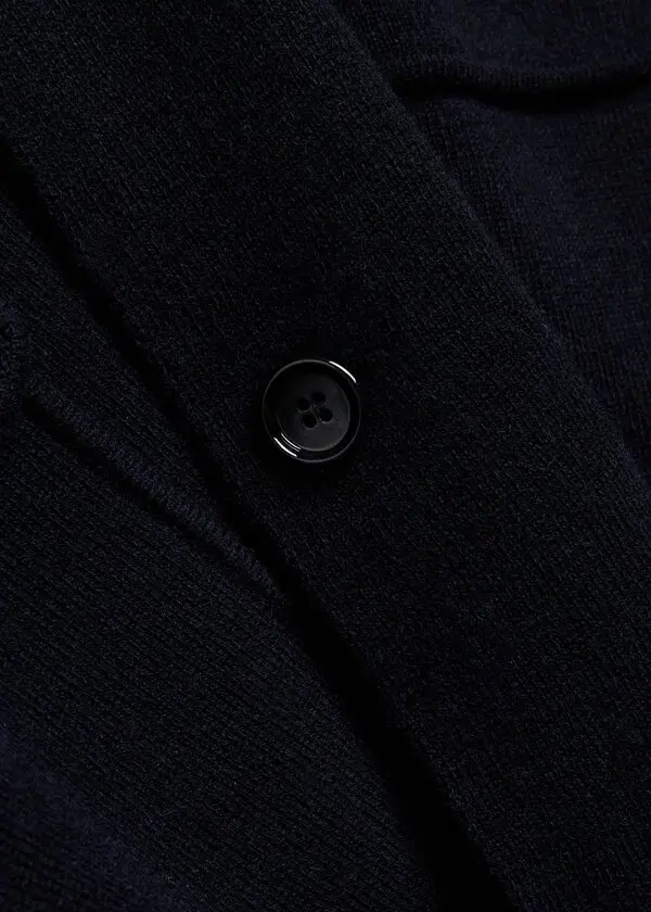 ALLUDE Wool And Cashmere-blend Overshirt - Black