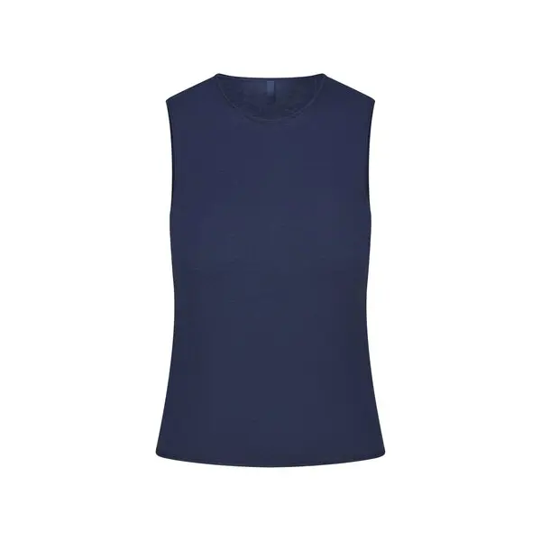 SKIMS Featherweight Cashmere Sleeveless Top - Indigo