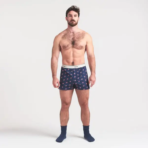 SKIMS For Team Usa Cotton Poplin Olympic Boxer - Navy